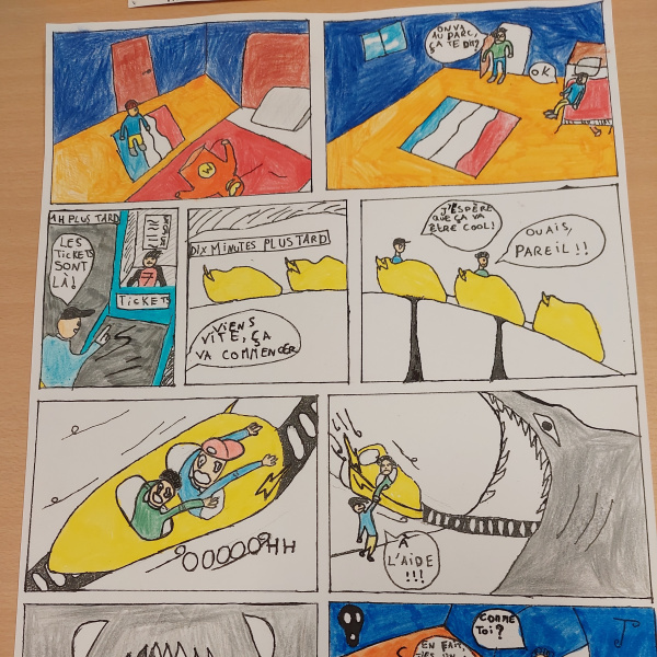 Projet BD : mission accomplie pour les 502 - Collège Joséphine Baker - Brest